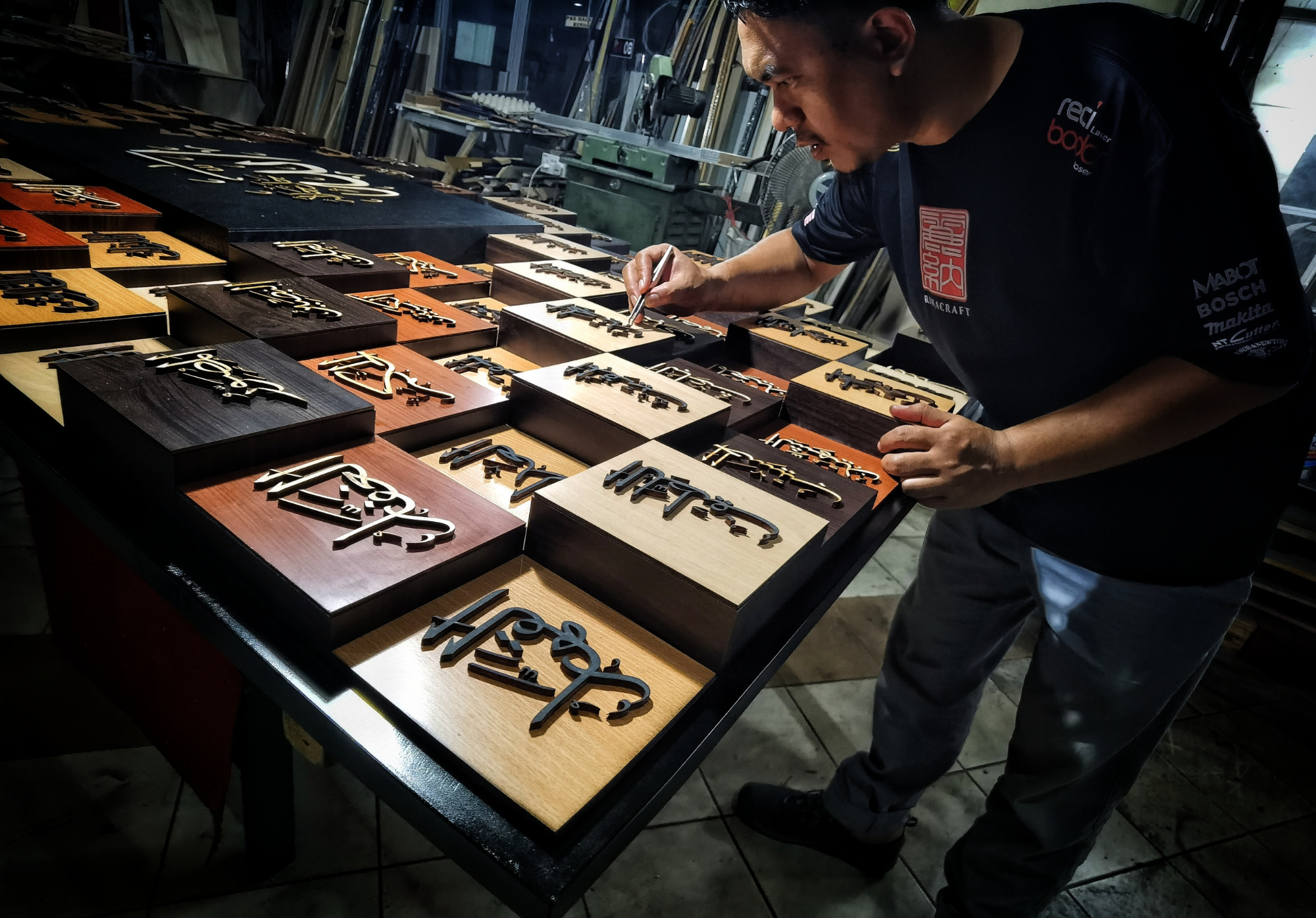 Pioneers Of Laser Calligraphy, Rinacraft | Designspeak Asia